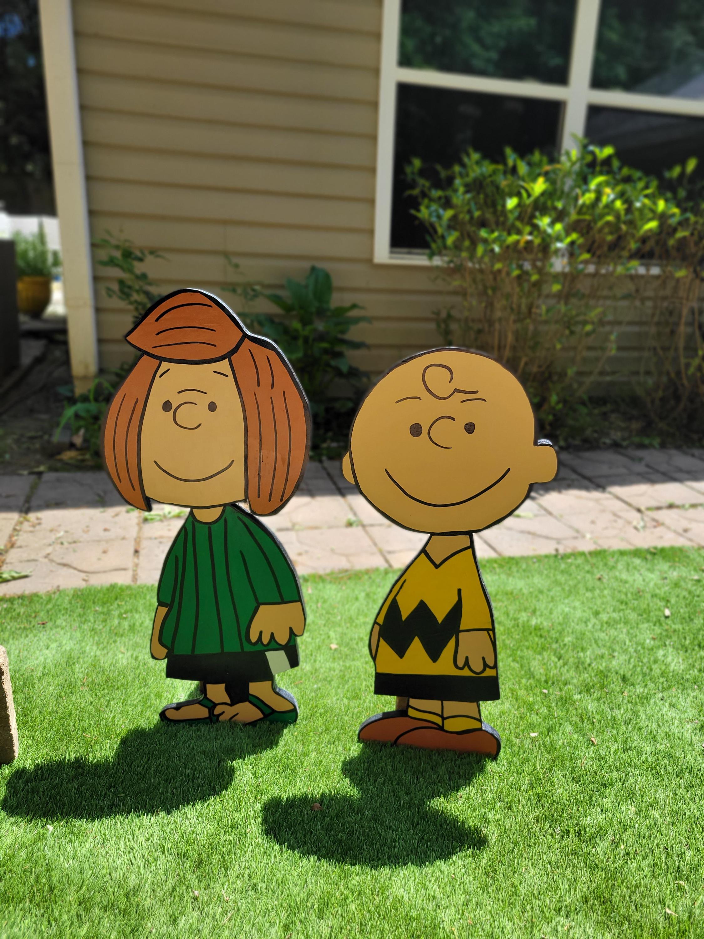 Charlie Brown and Peppermint Patty Lifesize - Etsy