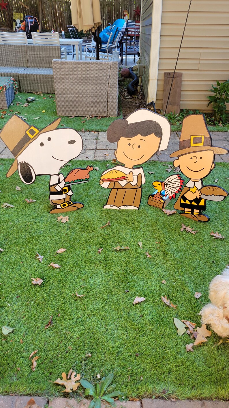 Charlie Brown and Friends Thanksgiving Dinner Set - Etsy