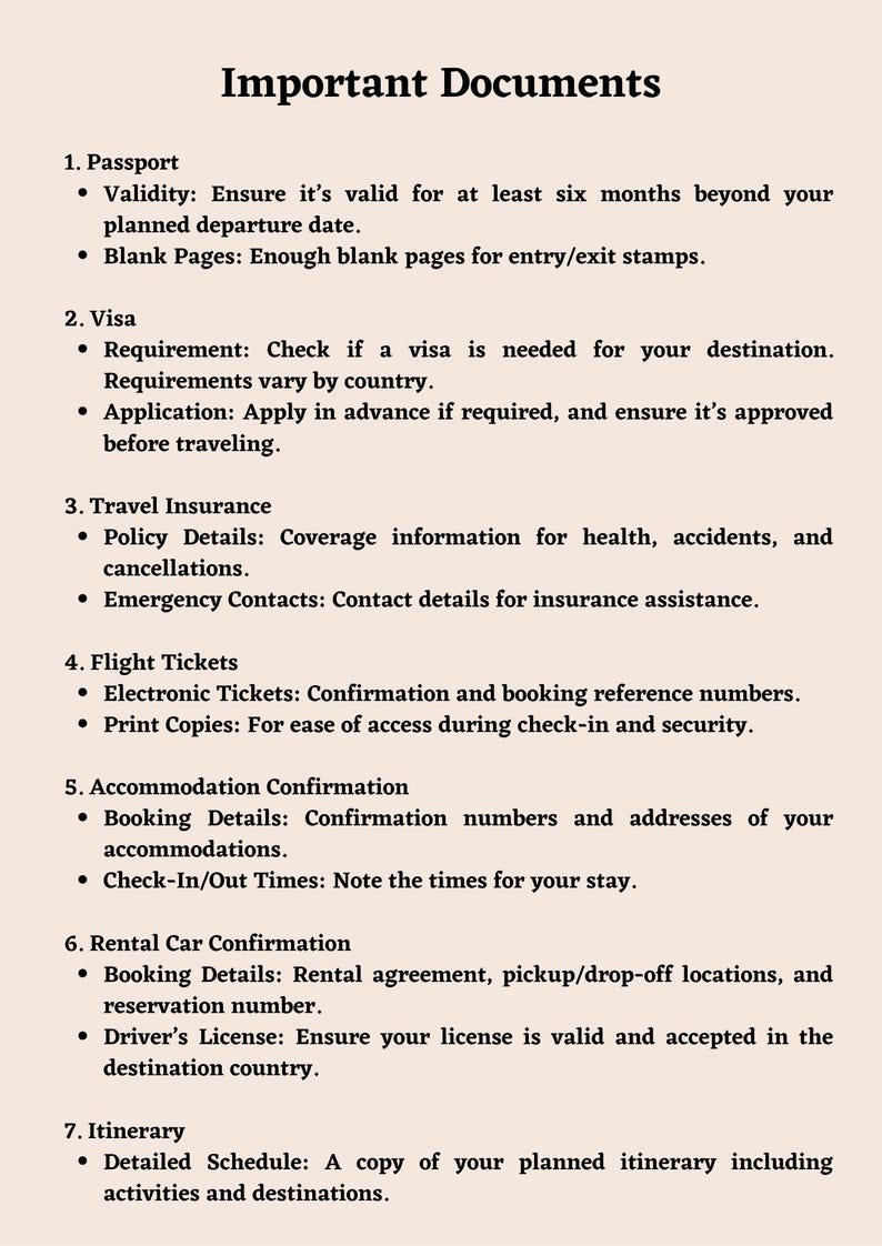 Travel Planner - Etsy