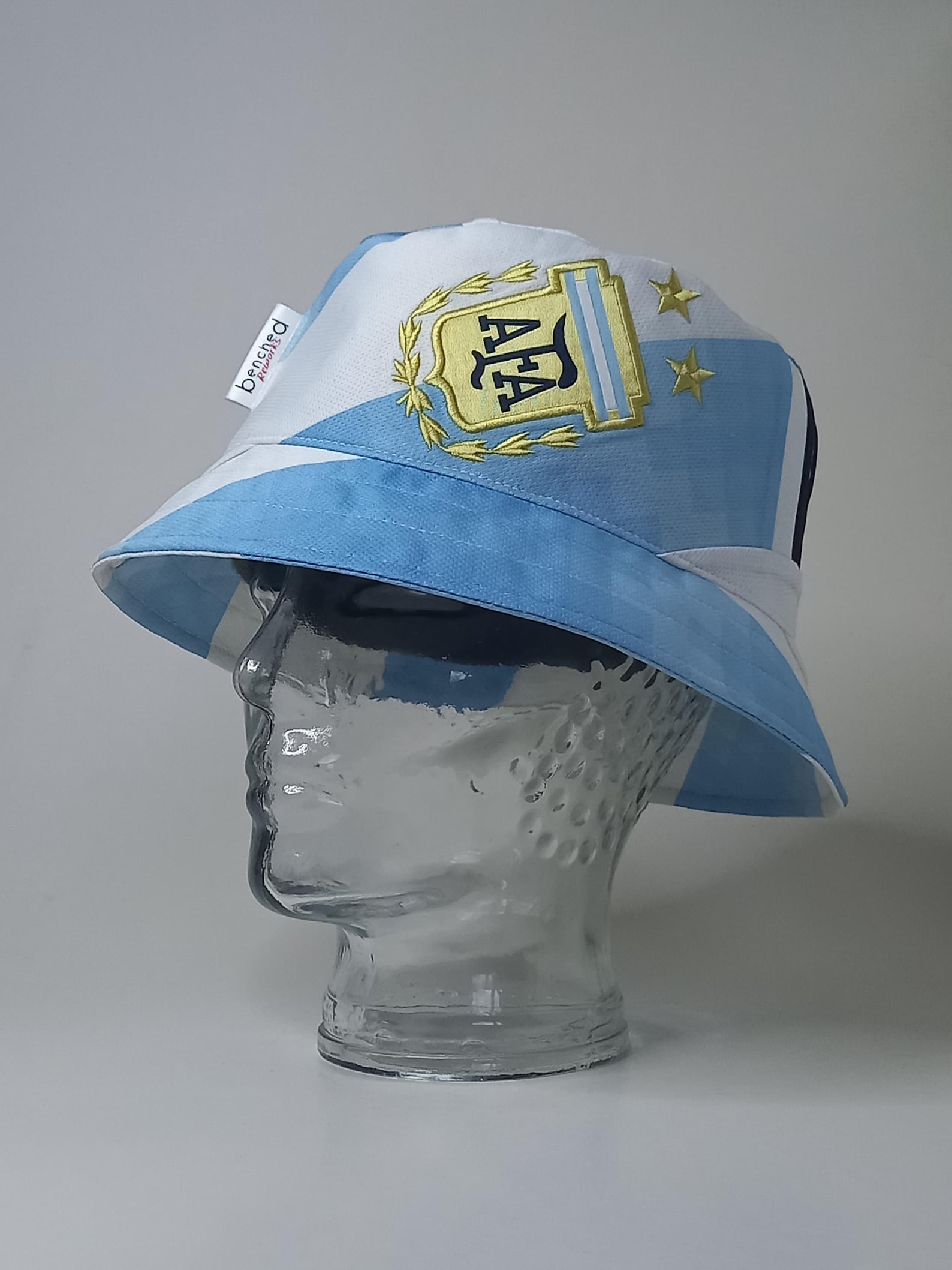 Upcycled Argentina AFA Football Shirt Bucket Hat 2018 Home - Etsy