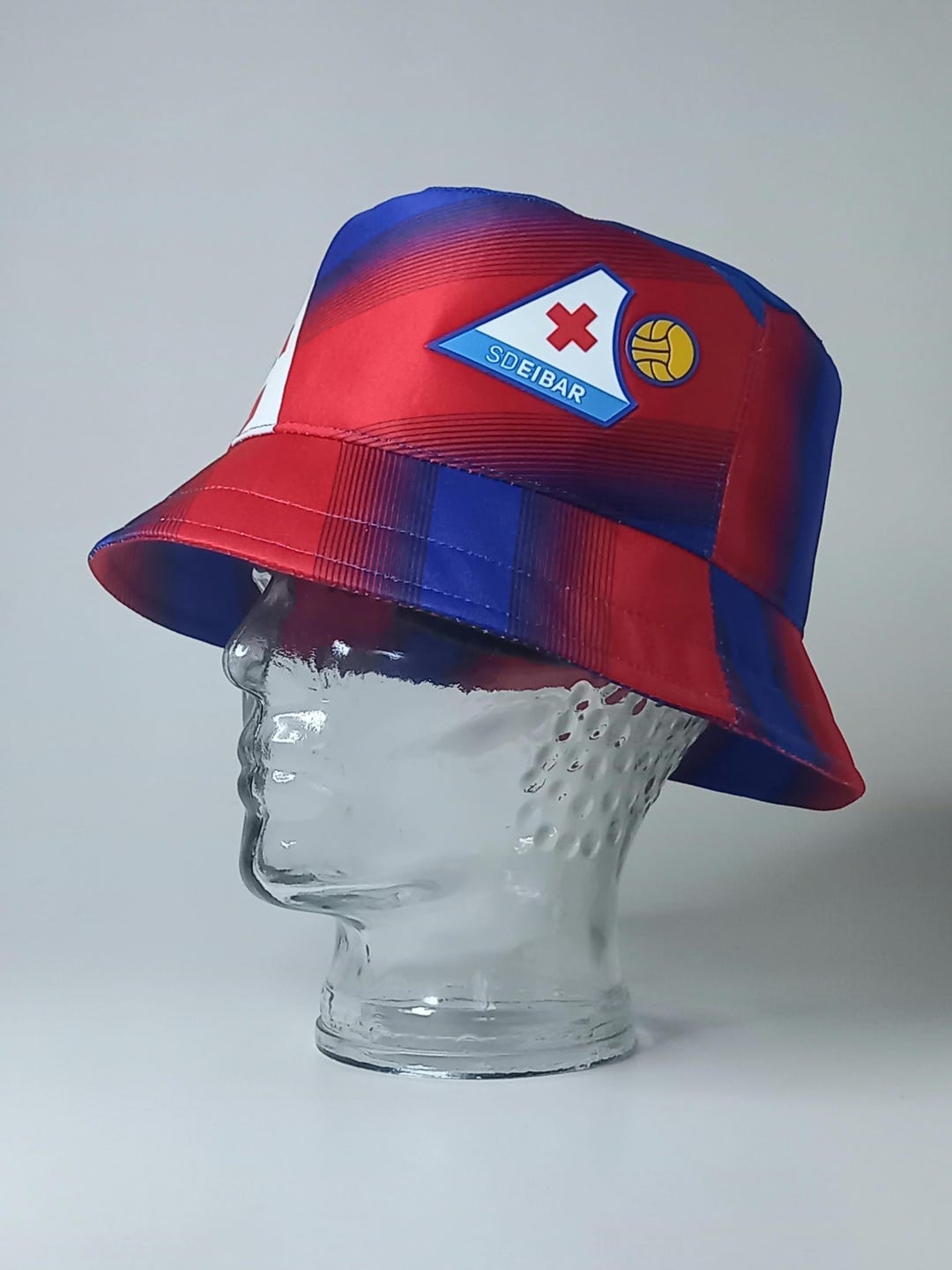 Upcycled Football Shirt Bucket Hat SD Eibar Home 19/20 - Etsy