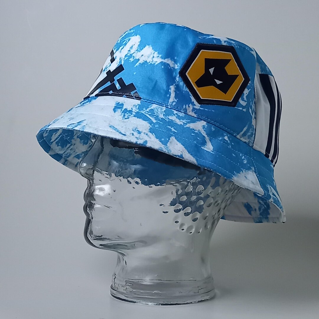 Upcycled Football Shirt Bucket Hat Wolverhampton Wanderers Wolves - Etsy