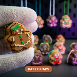 Clicker Gingerbread Man Cookie – Stress Relief Fidget. 3D Printed ...