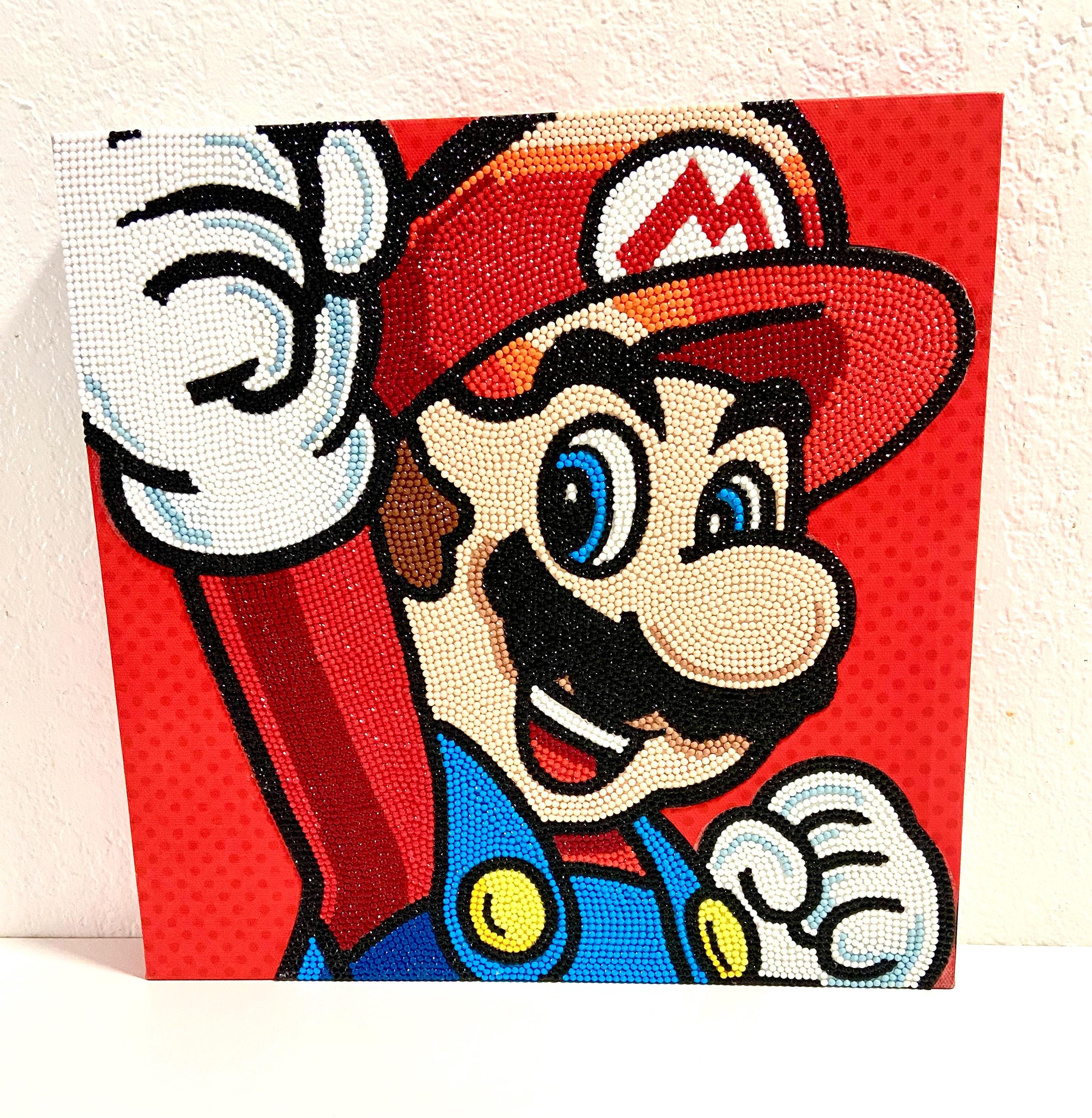 Super Mario Frame Made by Diamond Painting/ Super Mario Frame Made by ...