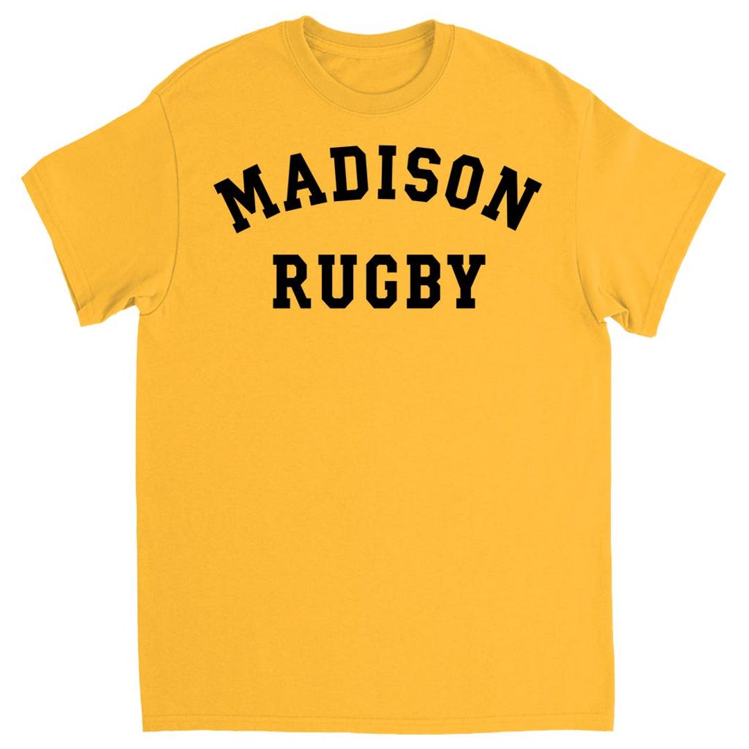 Yellow Madison Rugby T-shirt - Etsy
