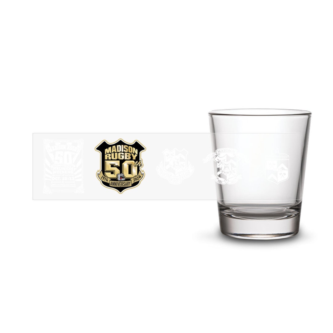 Madison Rugby 50th Logo Full Color, Other Logos in White - Etsy