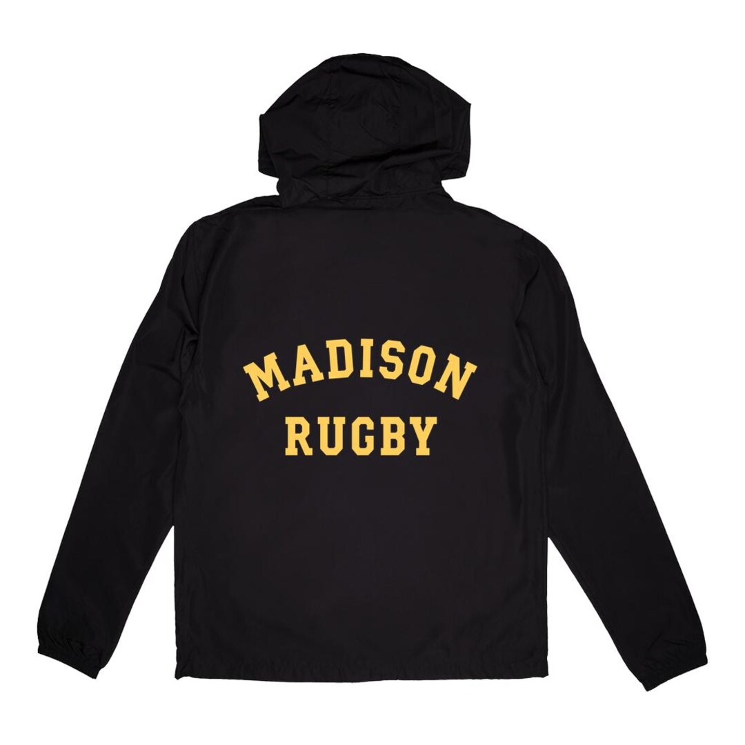 Madison Rugby 2000s Logo Quarter-zip Windbreaker - Etsy