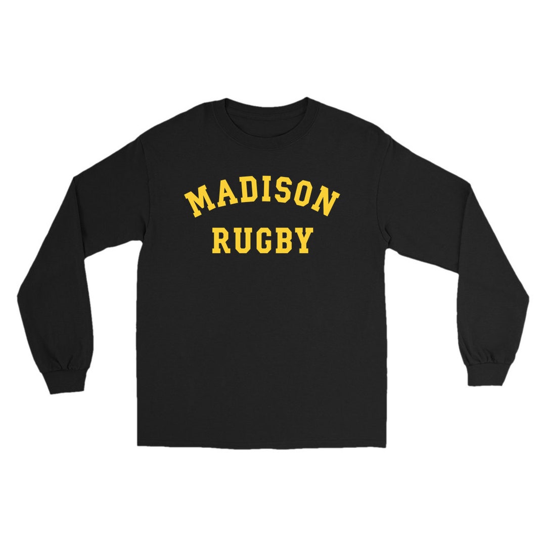 Madison Rugby Arch Letters Long Sleeve Shirt - Etsy