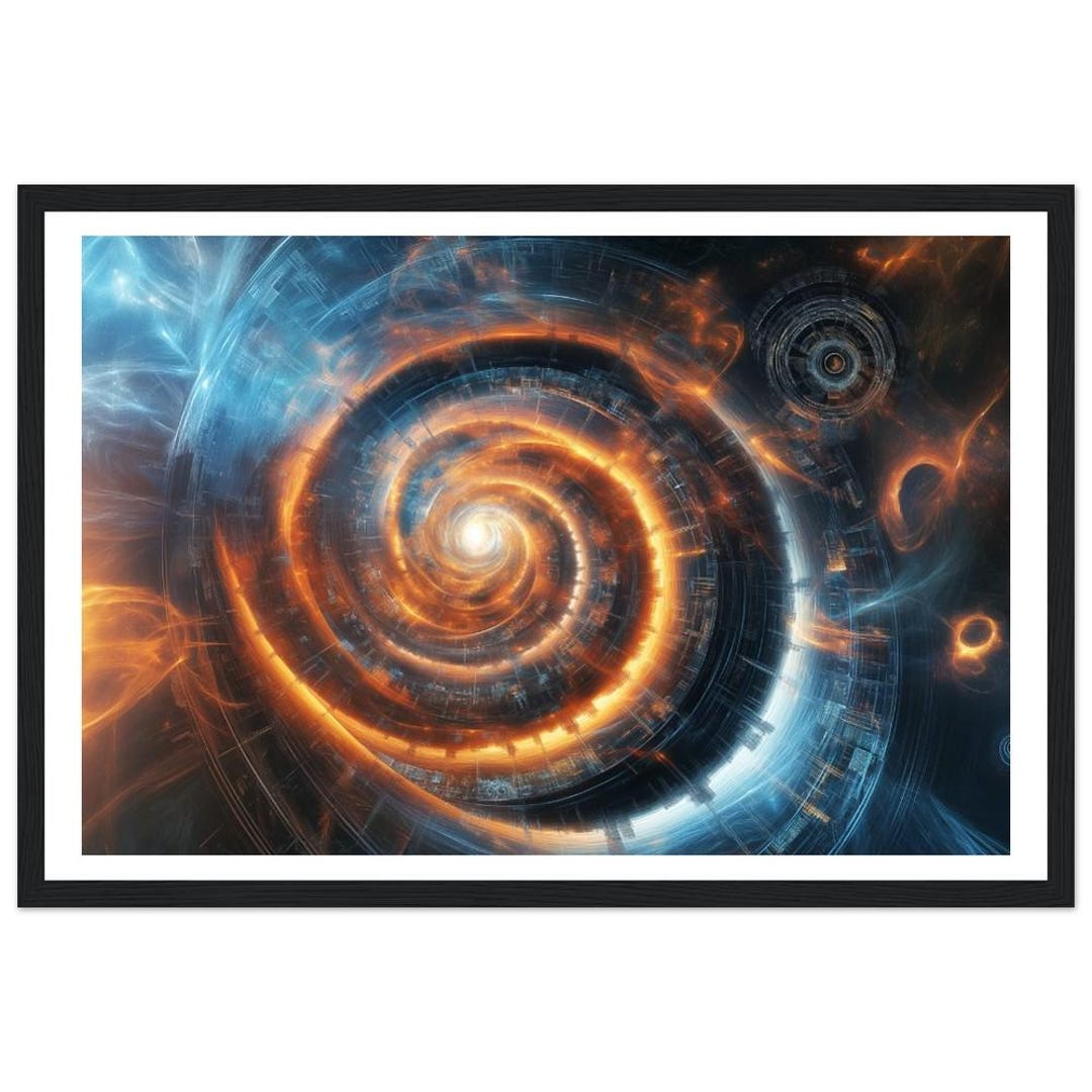 Tech-inspired Art Prints Futuristic Data Streams & Abstract Patterns ...