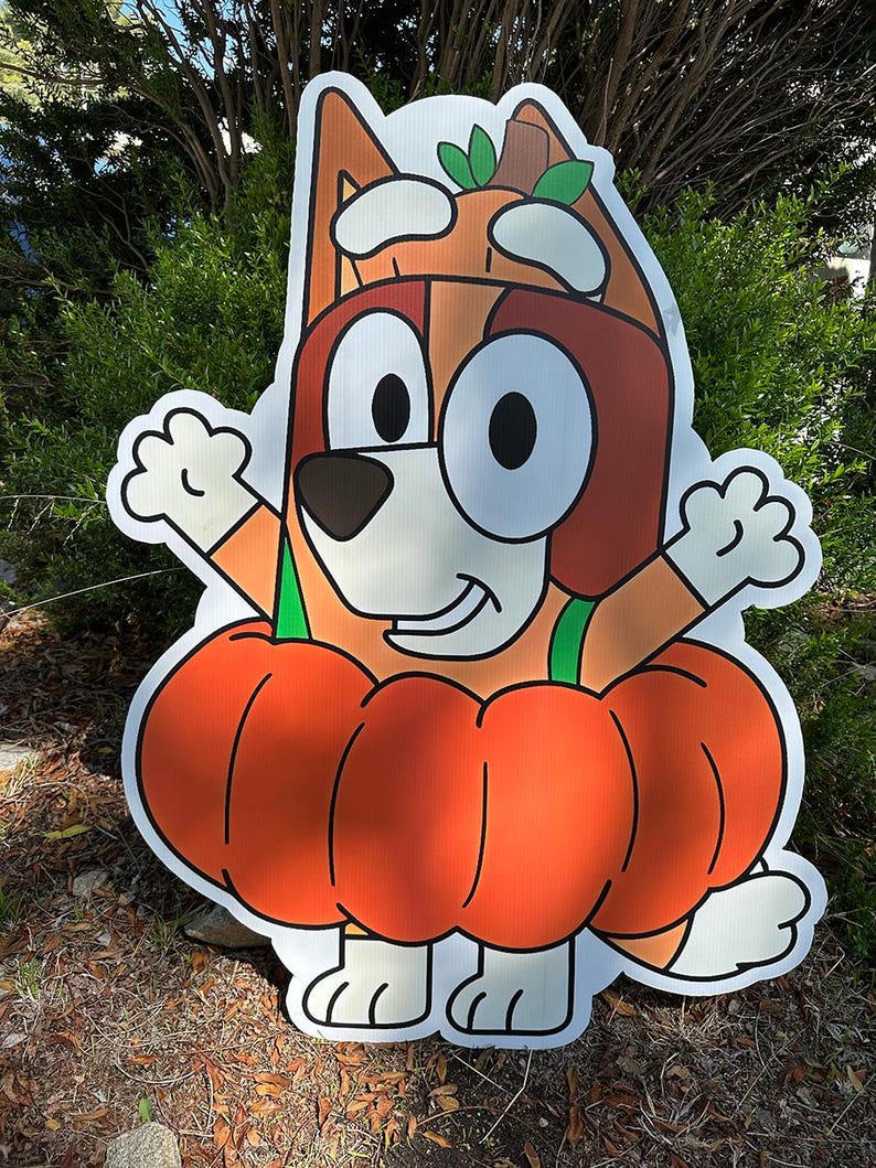 Bluey - Bingo Halloween Props, Bluey Cartoon Decorations, Bluey Cartoon ...