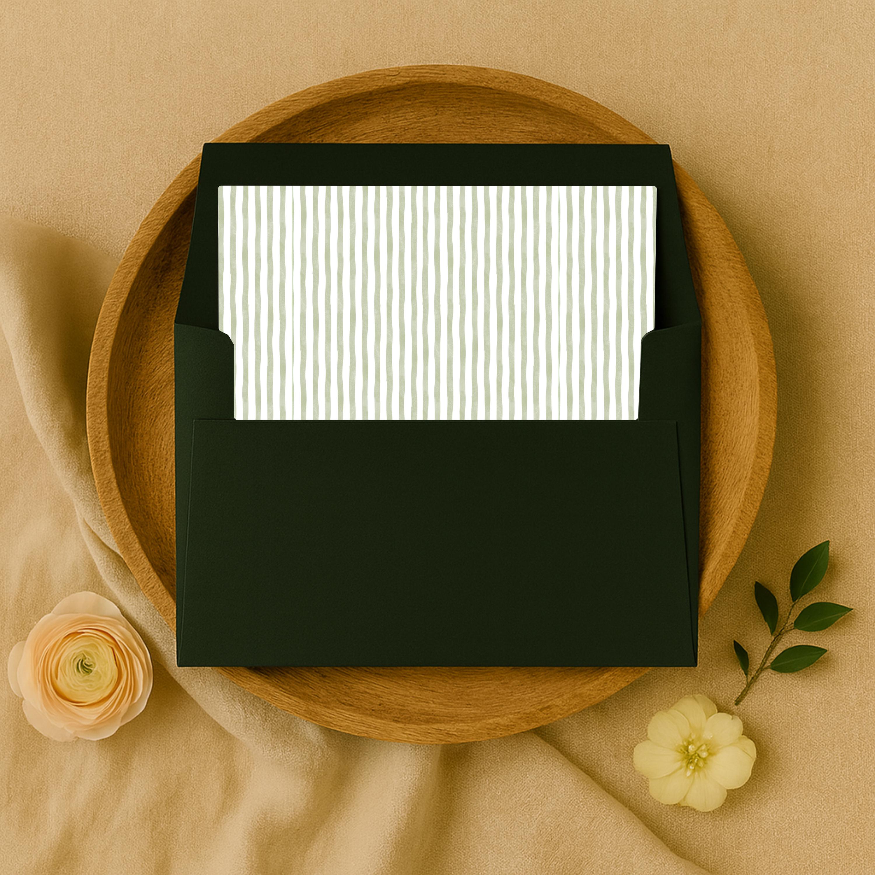 The Heritage Stripe Envelope Liner Templates | Square Flaps, Euro Flaps ...
