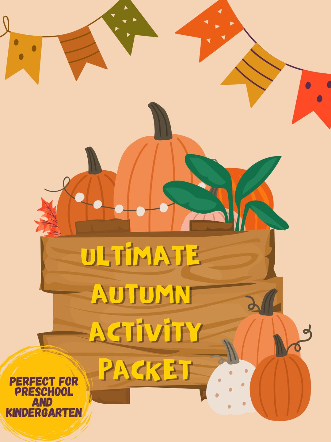 Fall Activity Packet for Kids - Printable Autumn Worksheets - Preschool ...