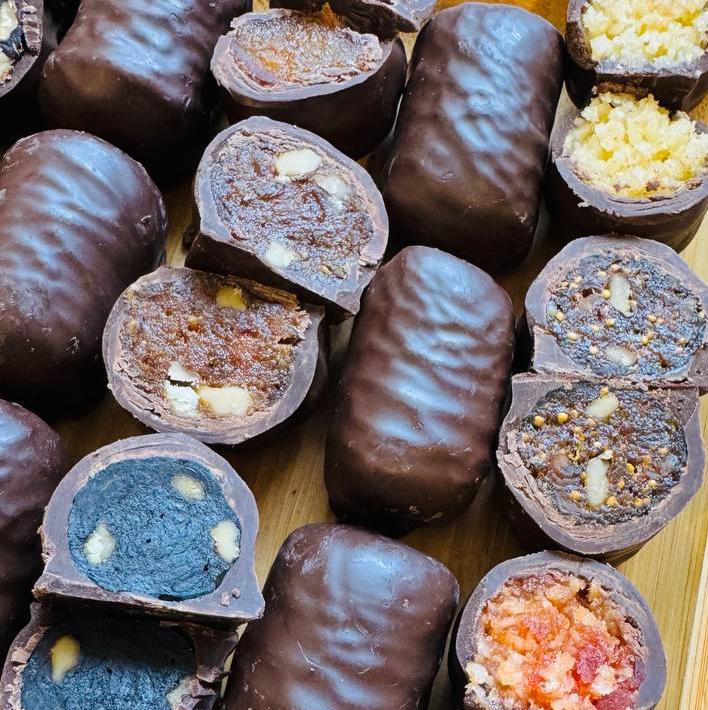 Handmade Ukrainian Chocolate Gift Box Artisanal Chocolates With Fruit ...