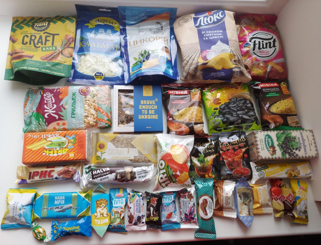 Authentic Ukrainian Snack Box | Gift Box With Sweets & Treats Made in ...