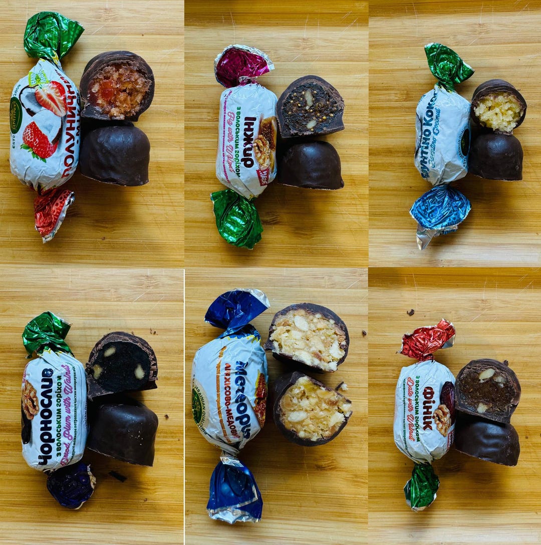 Handmade Ukrainian Chocolate Gift Box | Artisanal Chocolates With Fruit ...