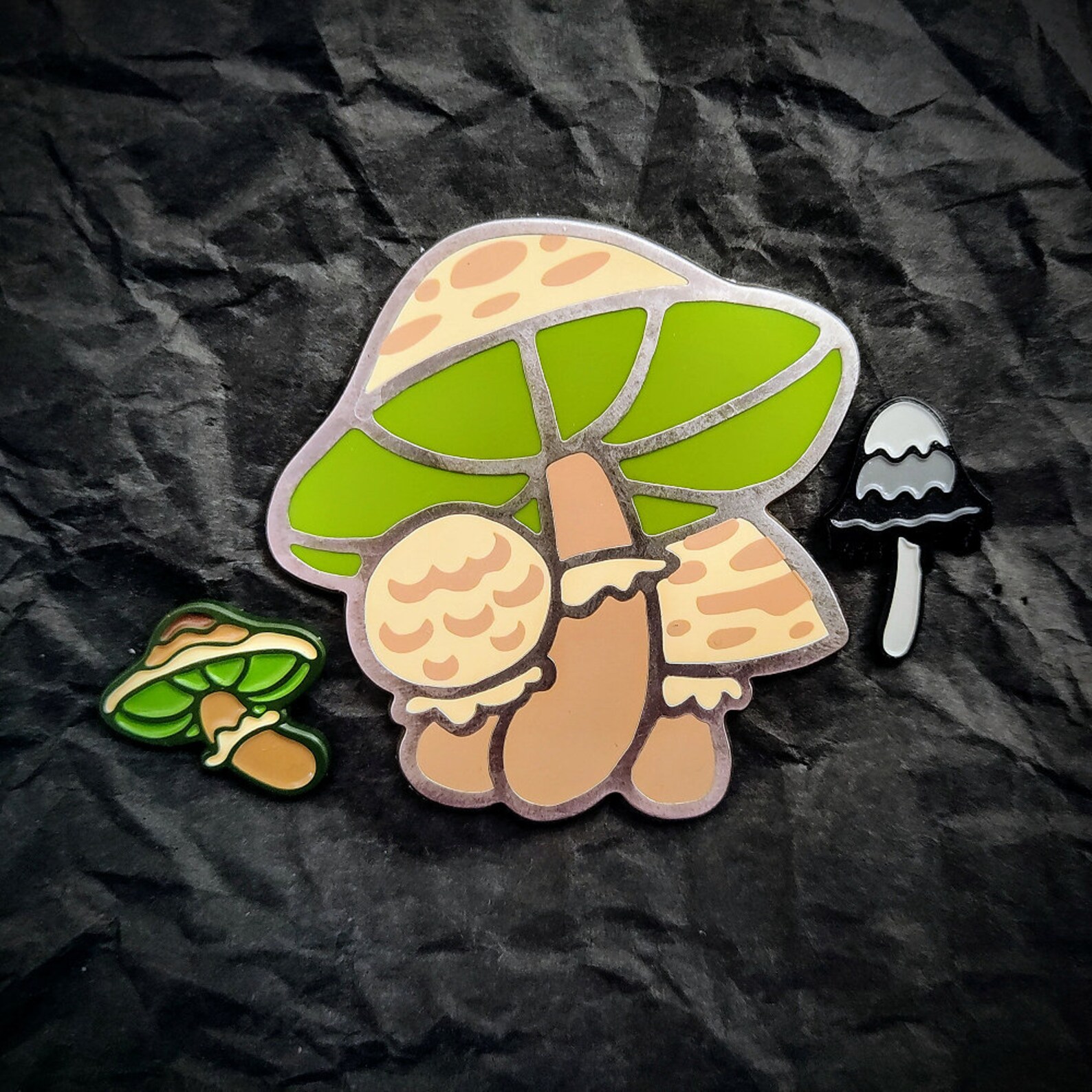 Mushroom Memorabilia Enamel Pins, Stickers, & Magnets - Etsy