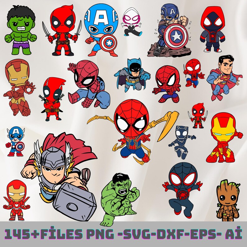 Superhero Baby, Png, Svg, Dxf, Eps, Avengers Baby, Baby DIY, Avengers ...