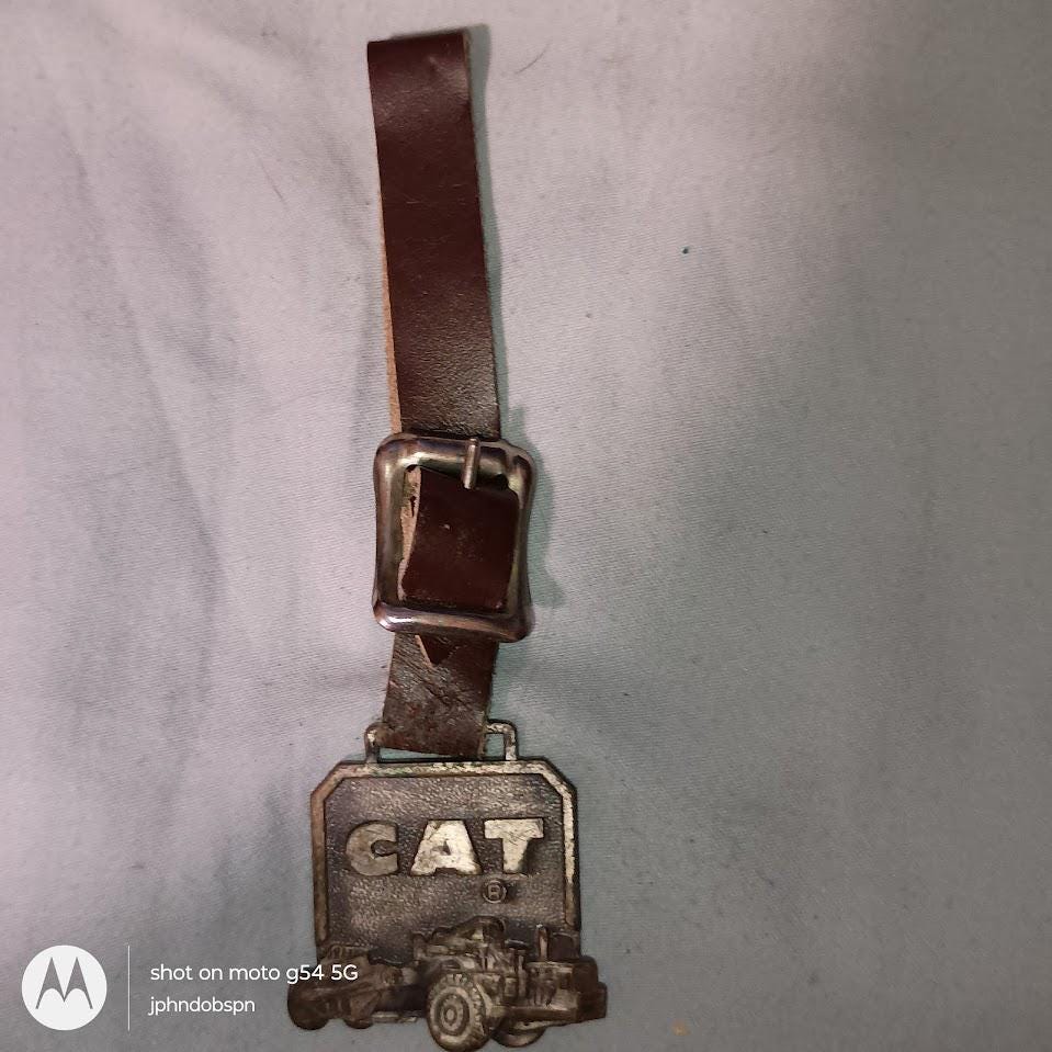 Genuine Vintage Fob for Pocket Watch, Keys; Caterpillar Earthmoving ...