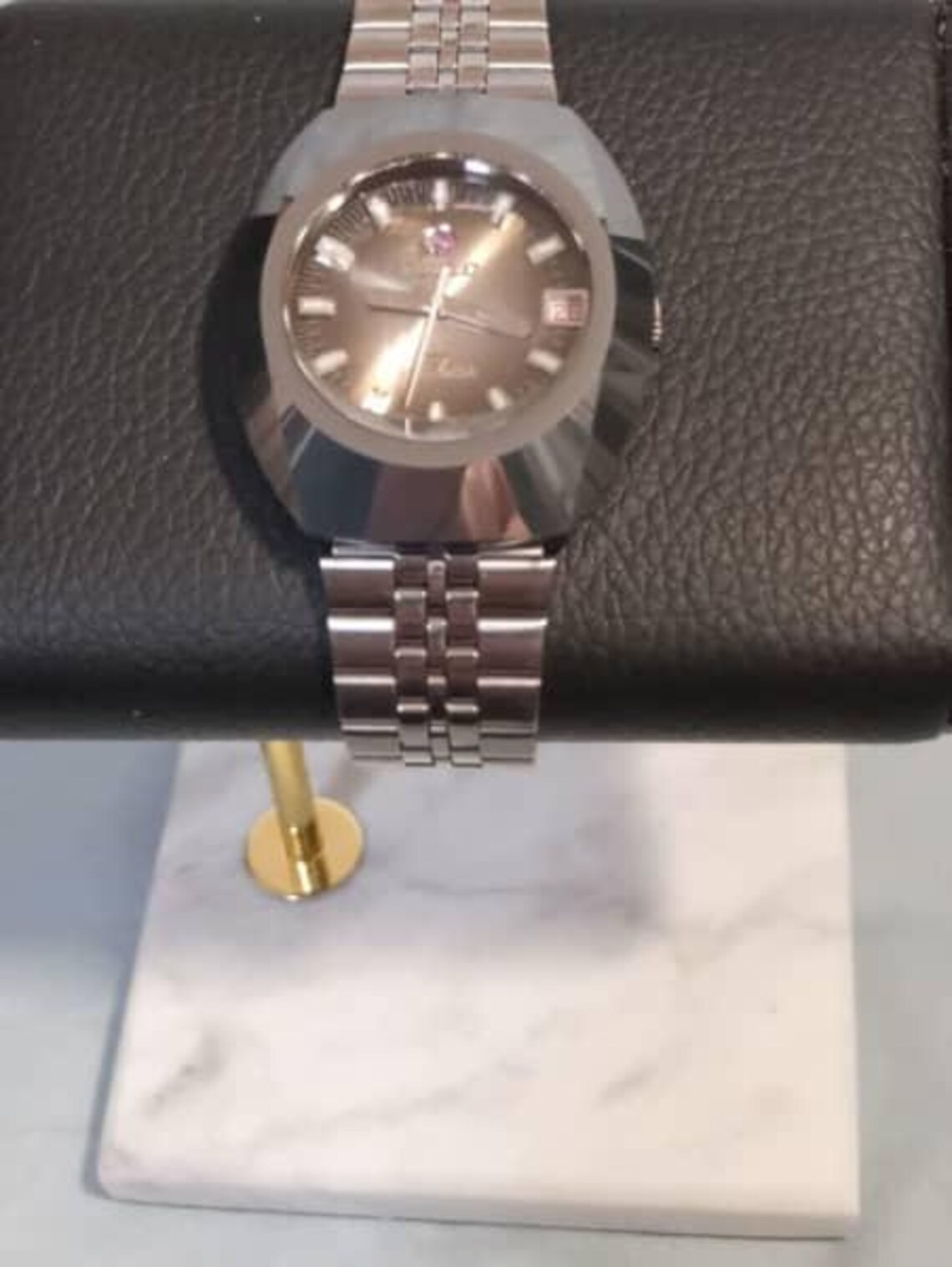 Swiss Rado Balboa V, Automatic Self-dater, Brown Fume Dial, Cut ...