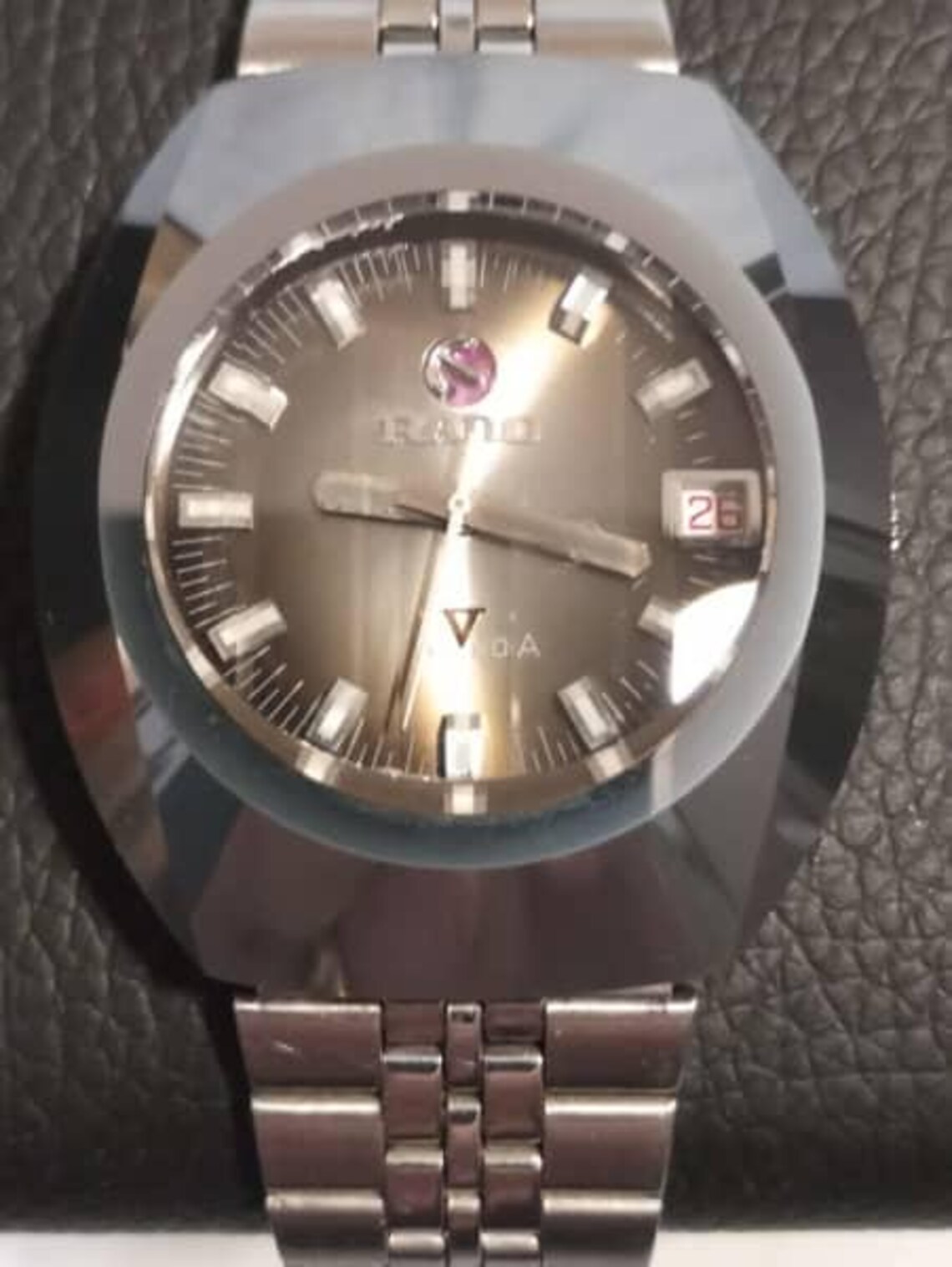 Swiss Rado Balboa V, Automatic Self-dater, Brown Fume Dial, Cut ...