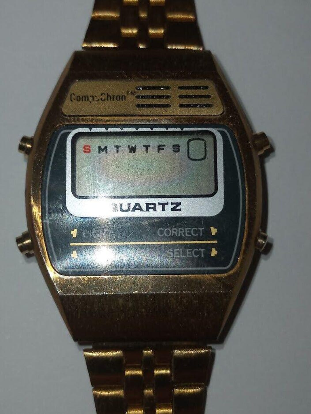 Unworn NOS Vintage Ladies Casio Compu-chron Digital Multifunction Wrist ...