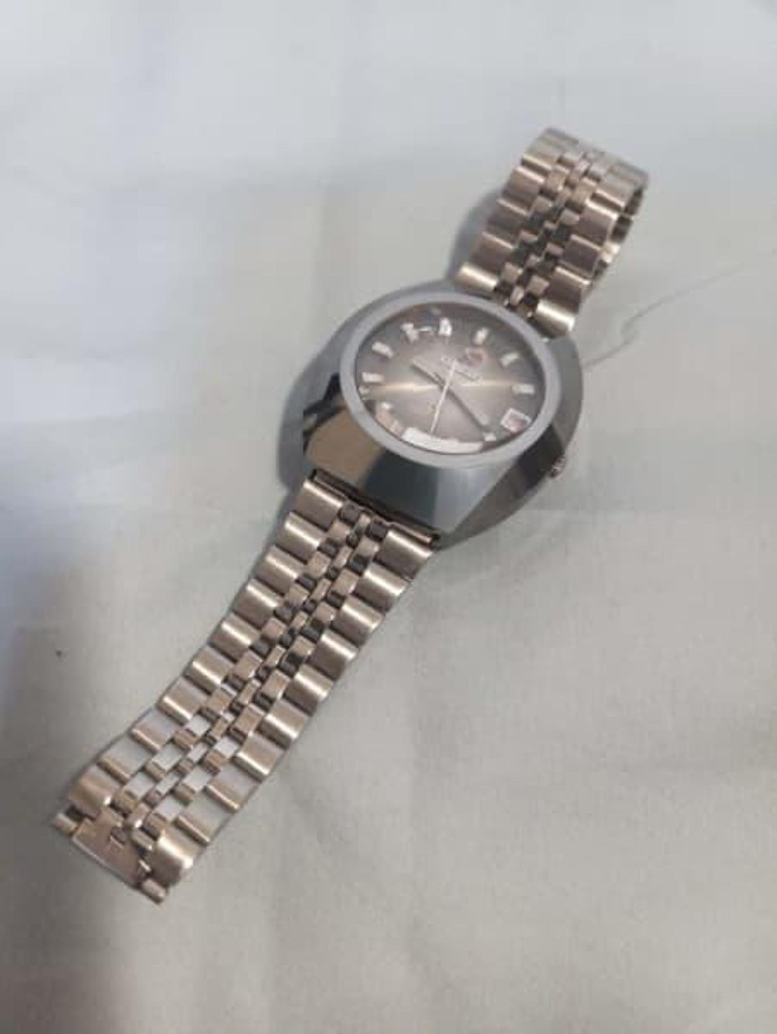 Swiss Rado Balboa V, Automatic Self-dater, Brown Fume Dial, Cut ...