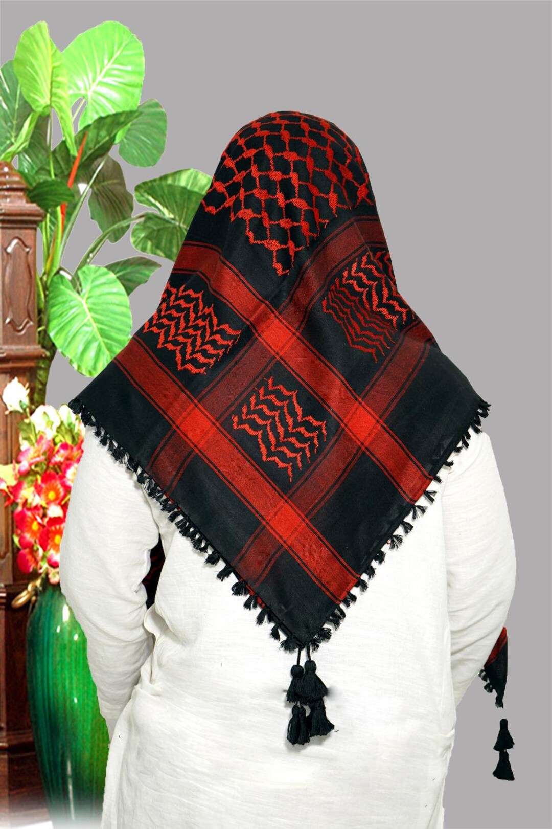 Free Palestine Keffiyeh Kufiya Scarf 4848 Traditional Shemagh With ...