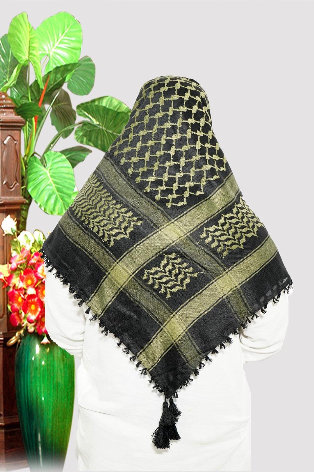 Palestine Kufiya, Kuffiyeh, Keffiyeh, Palestinian Scarf 4848 ...