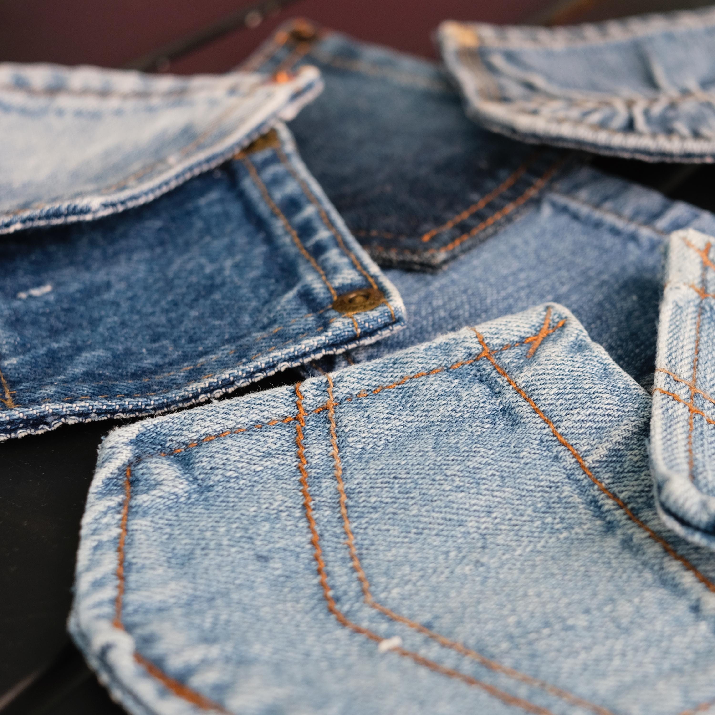 Reclaimed Denim Pockets – Upcycled Jean Pockets for Crafts, Sewing, Bag ...