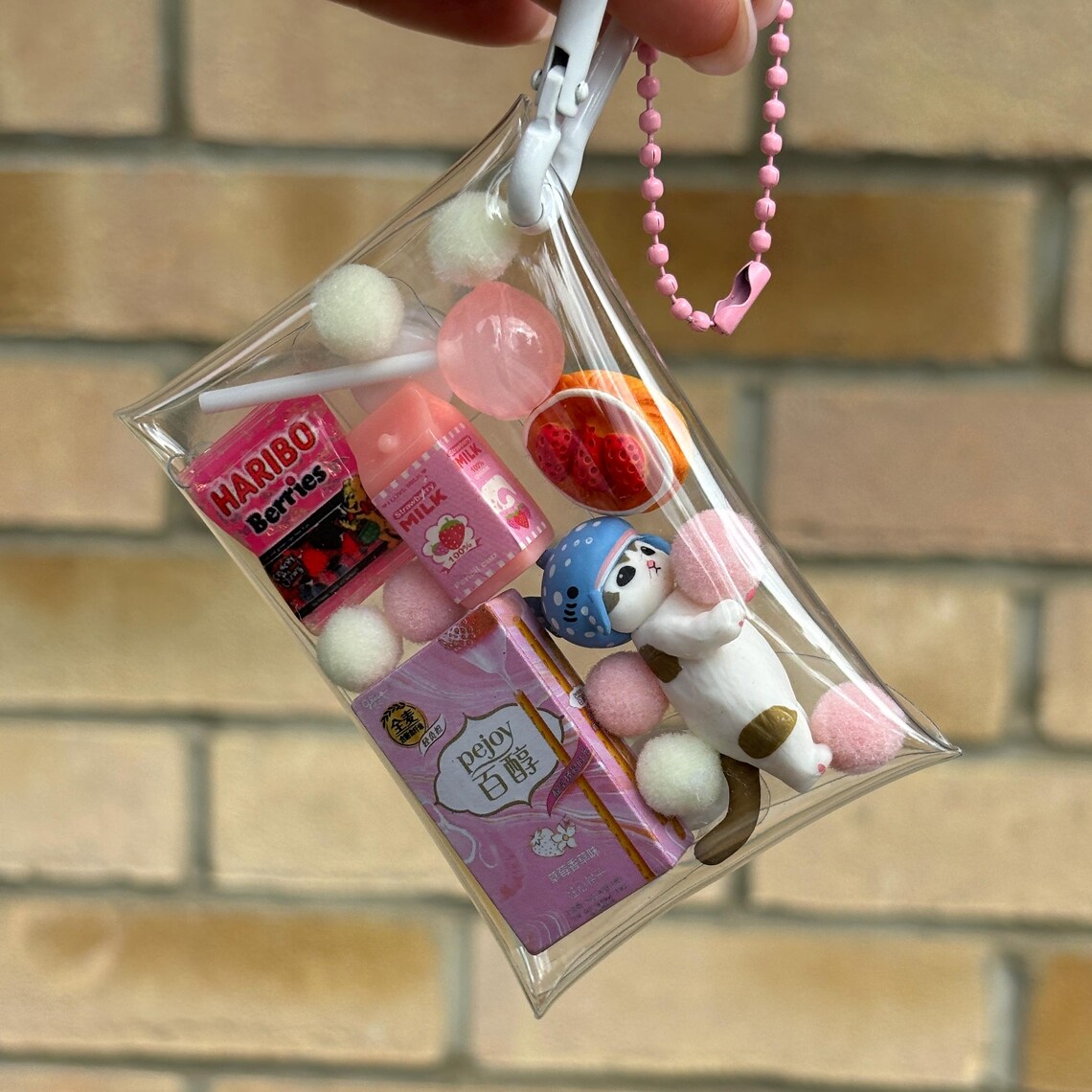 Kawaii Miniature Toy Gachapon Keyring Charm Mofusand Figurines - Etsy
