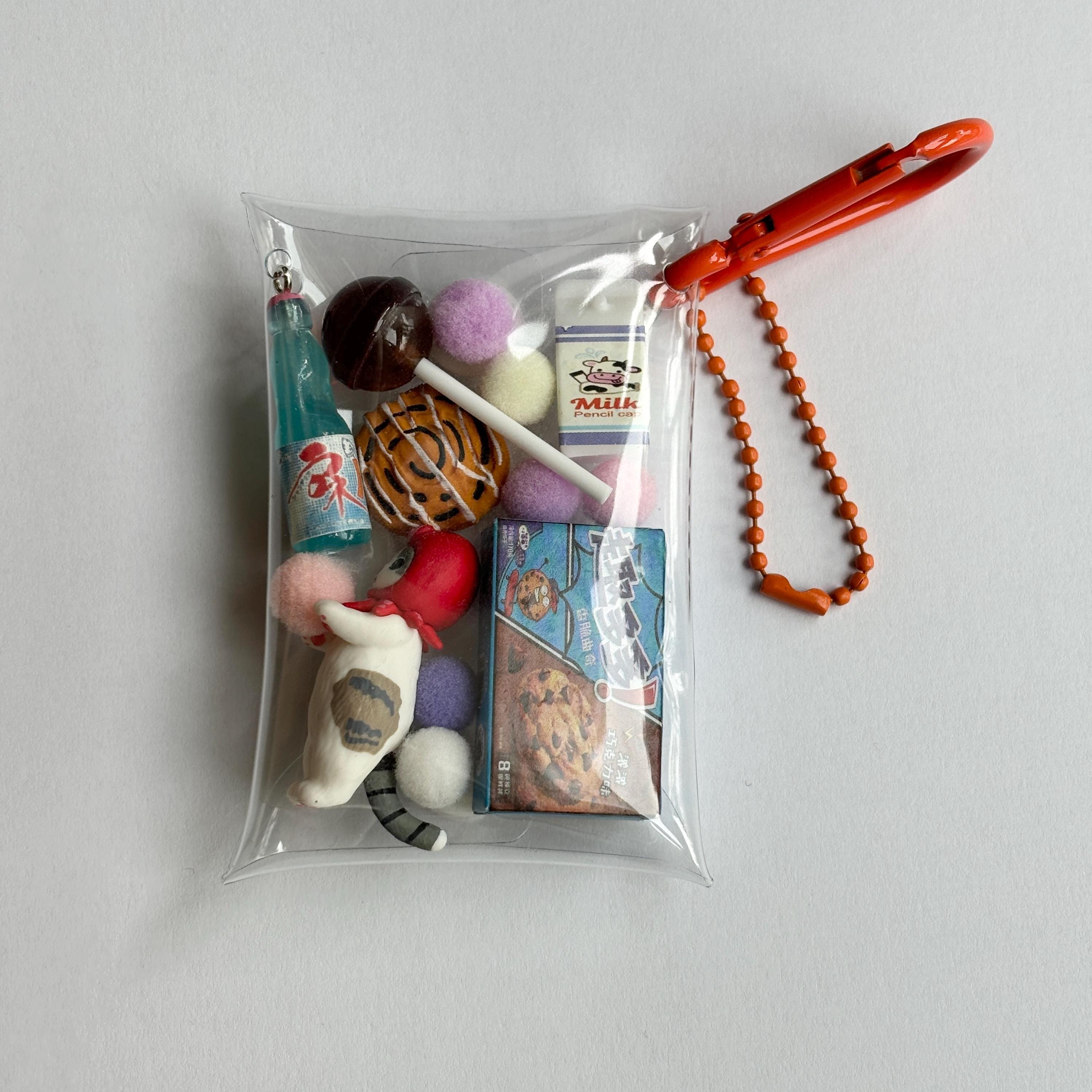 Kawaii Miniature Toy Gachapon Keyring Charm Mofusand Figurines - Etsy