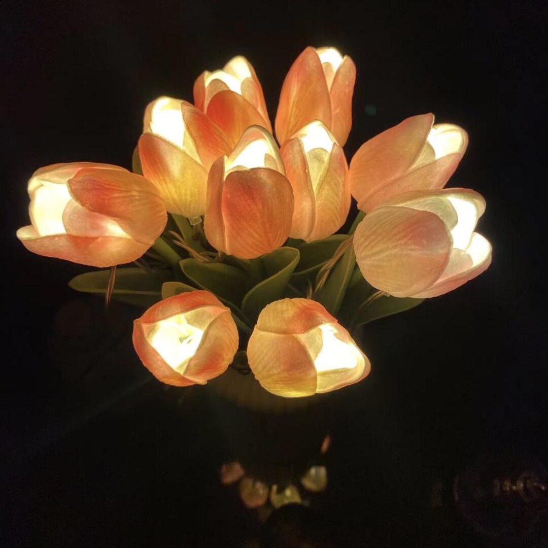 Tulip Bouquet Night Light - Flower Bouquet Night Light - Flower Night ...