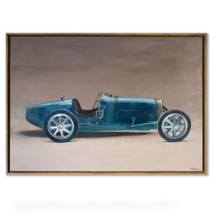 Bugatti Type 35 - Classic Car, Supercar. Original Painting Painted on ...