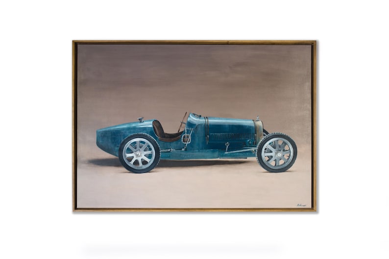 Bugatti Type 35 - Classic Car, Supercar. Original Painting Painted on ...