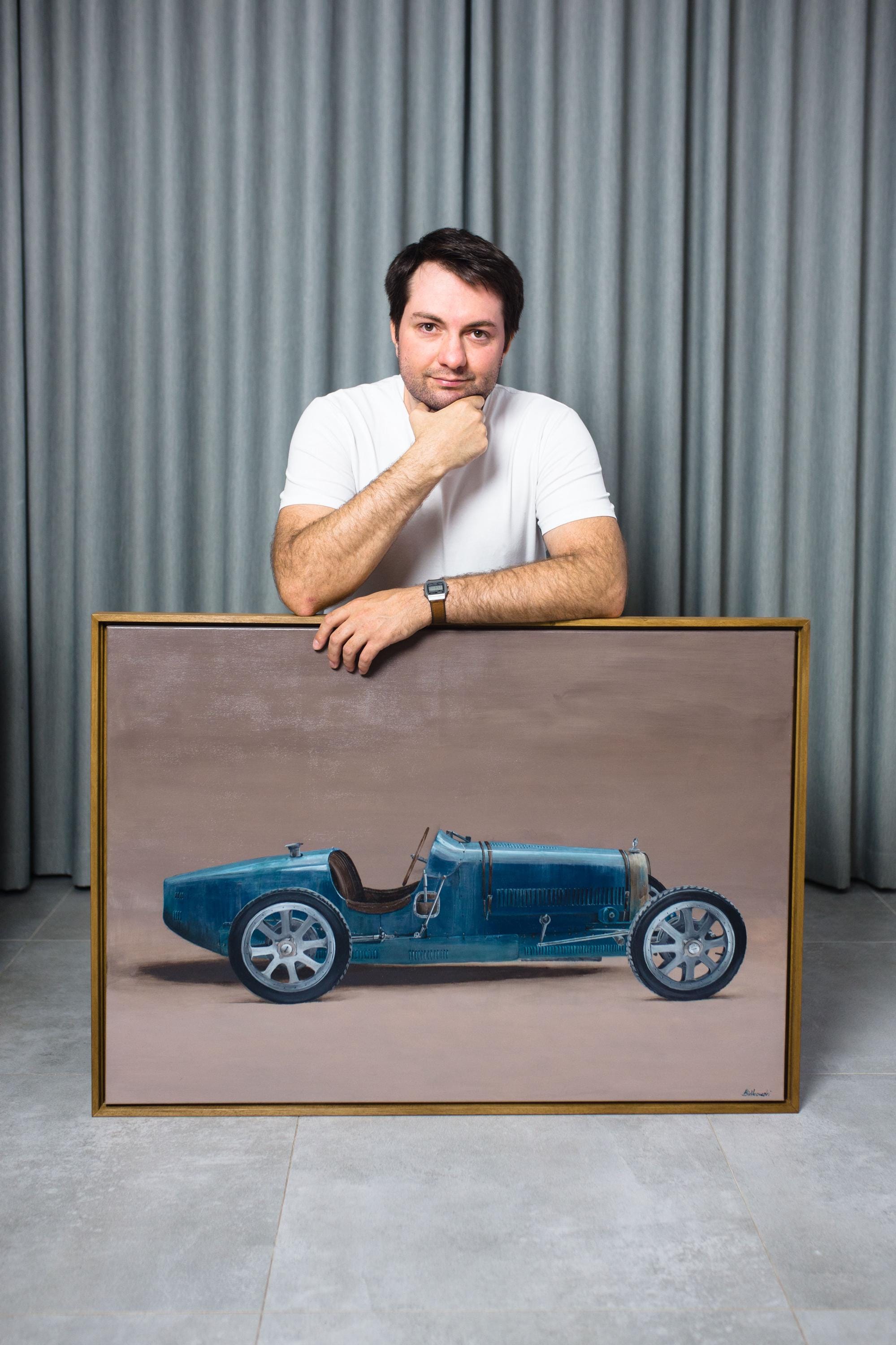 Bugatti Type 35 - Classic Car, Supercar. Original Painting Painted on ...