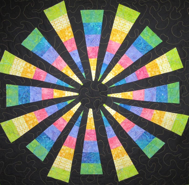 Make a Wish Art Quilt - Etsy