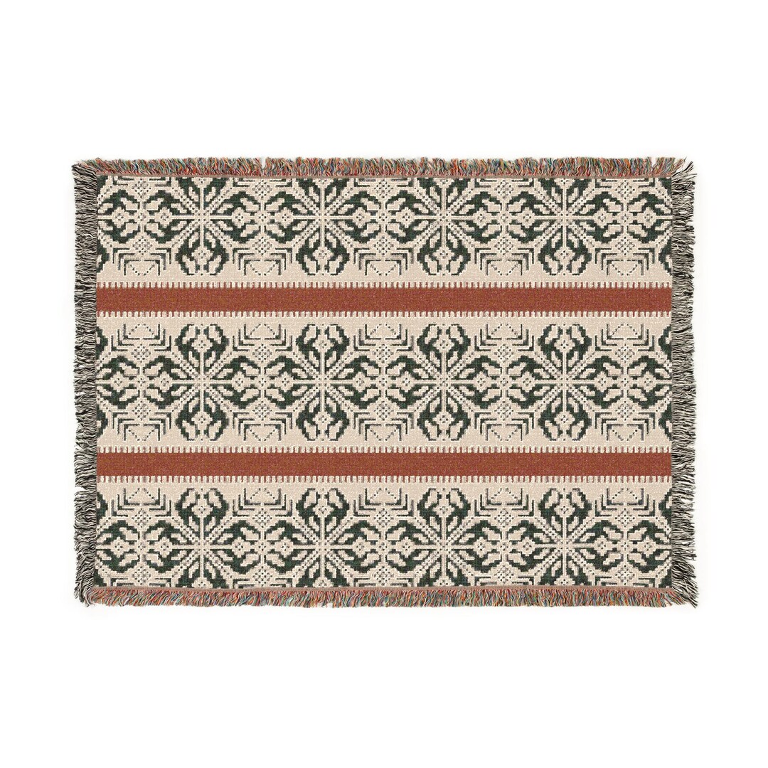 Nordic Woven Throw Blanket, Scandinavian Home Decor Cozy Throw Winter ...