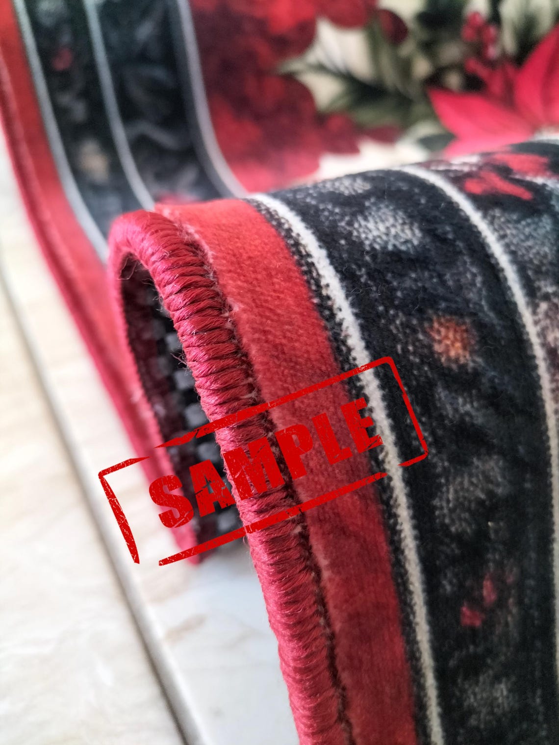 Dark Burgundy Rug,burgundy Oriental Rug,gold and Burgundy Rug,boho ...