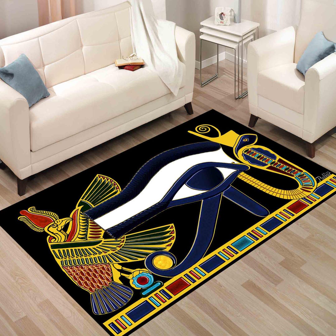 Ancient Rug, Egyptian Style Rug, Egypt Rug, Hieroglyph Rug,egyptian ...