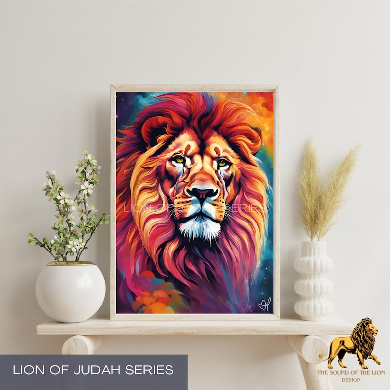 Lion of Judah, Lion, Biblical Art, Digital Design, Christian Paintings ...