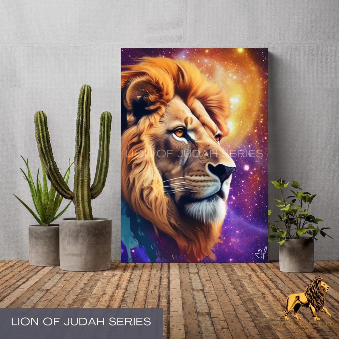 Lion of Judah, Lion, Biblical Art, Digital Design, Christian Paintings ...