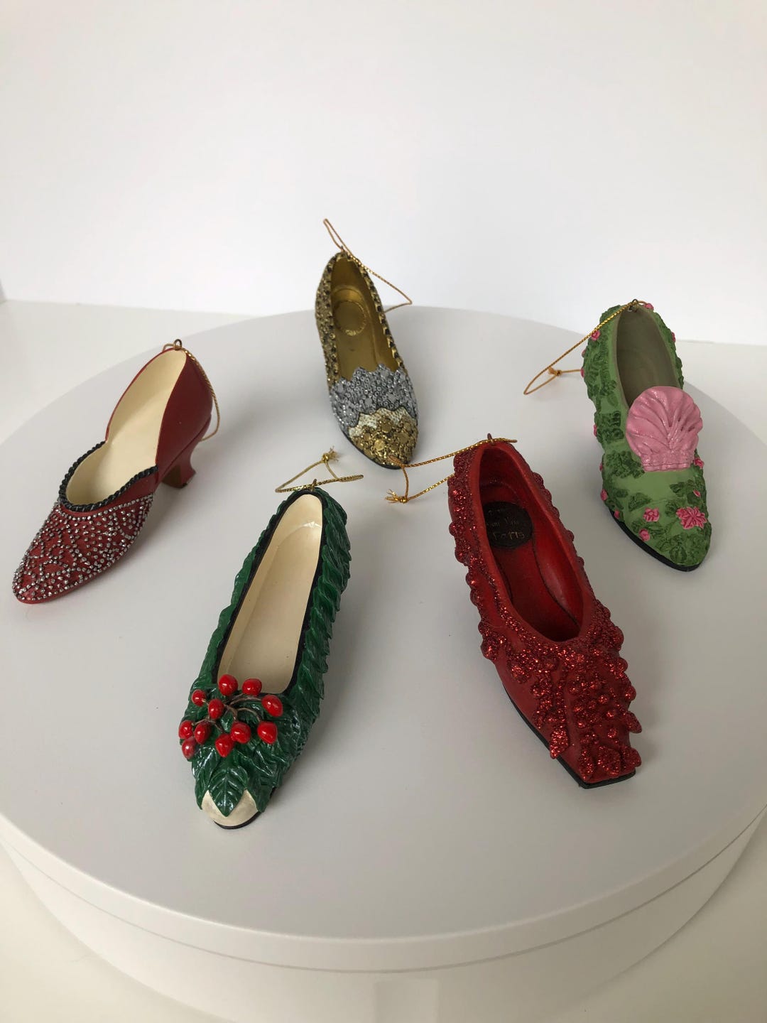 Set of 5 Metropolitan Museum of Art Shoe Ornaments | Original Boxes ...