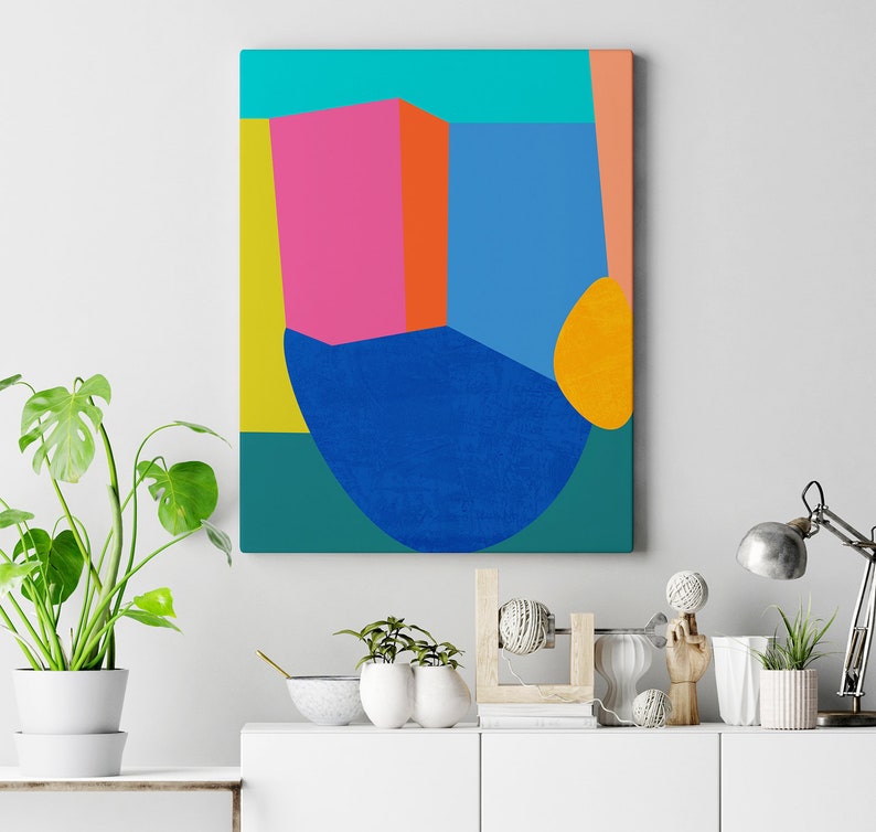 Modern Abstract Painting Large Canvas Wall Art Large | Etsy