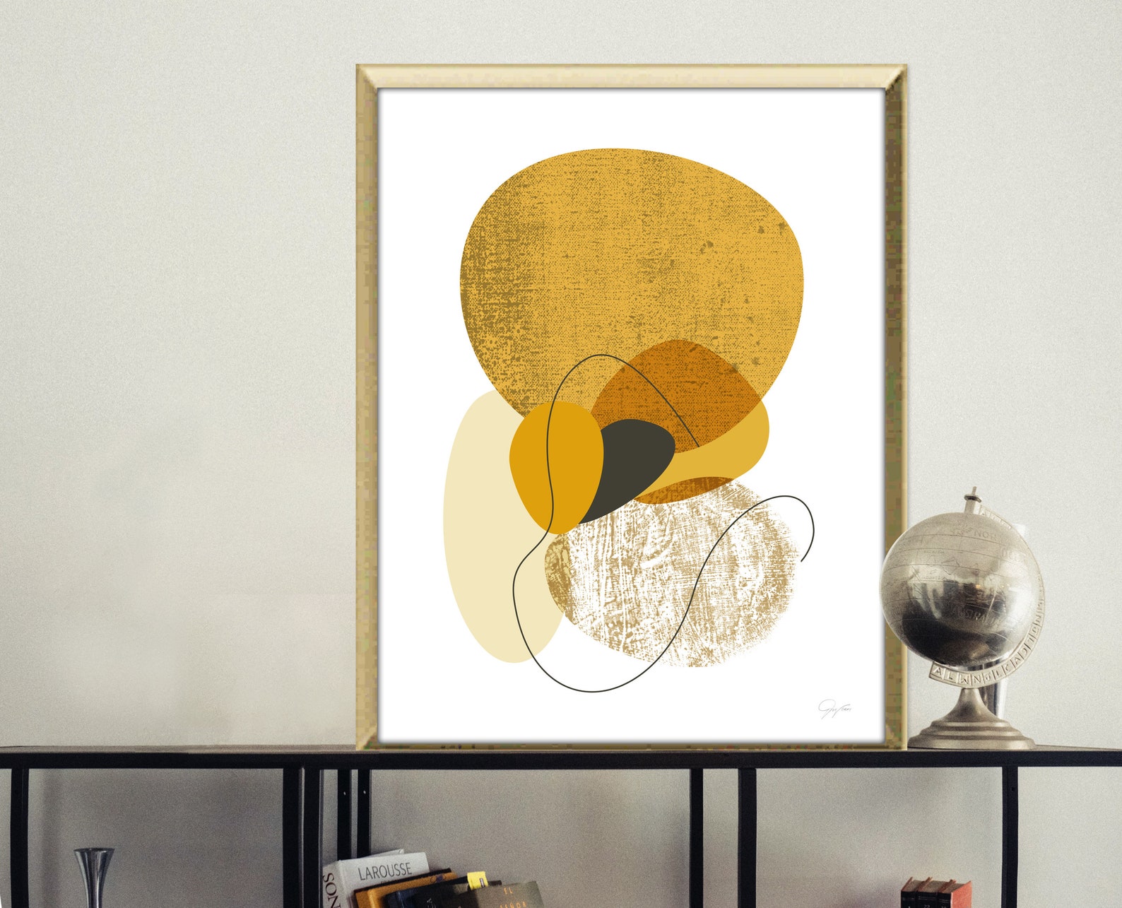 Framed Wall Art Set of 3 for Your Living Room Oversize - Etsy