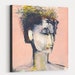 Large Abstract Painting, Portrait Wall Art Canvas, Modern Canvas Art ...