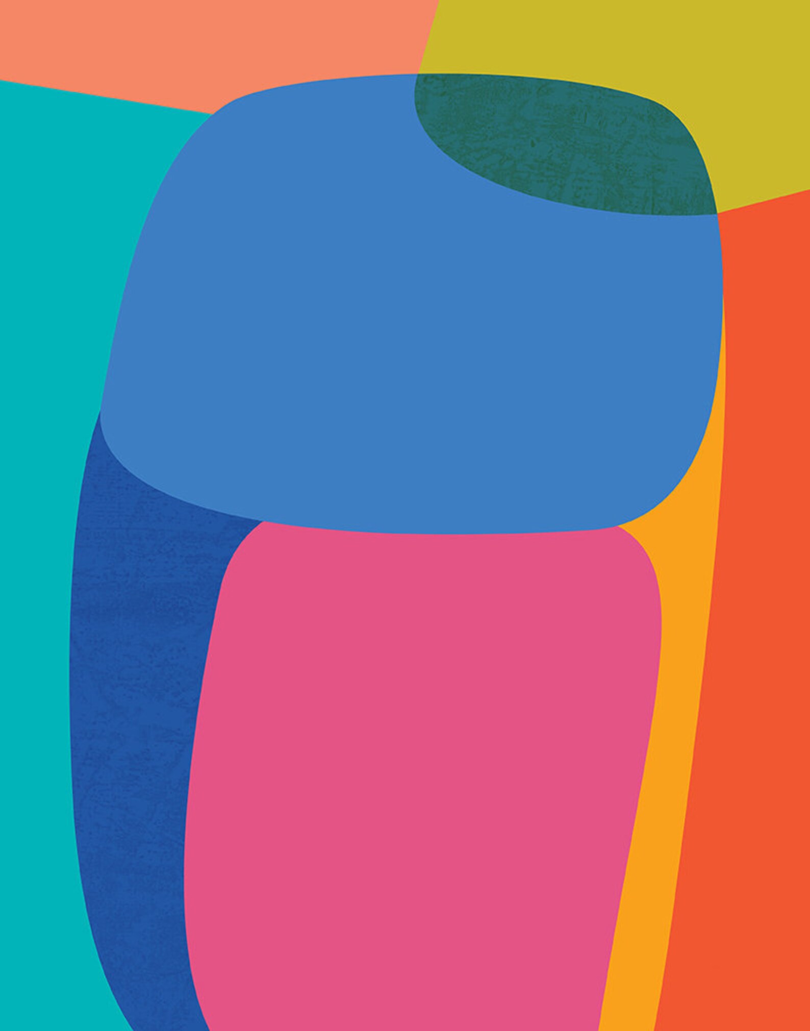 Framed Colorful Print Set of 3 Colorful Wall Art Set Large | Etsy