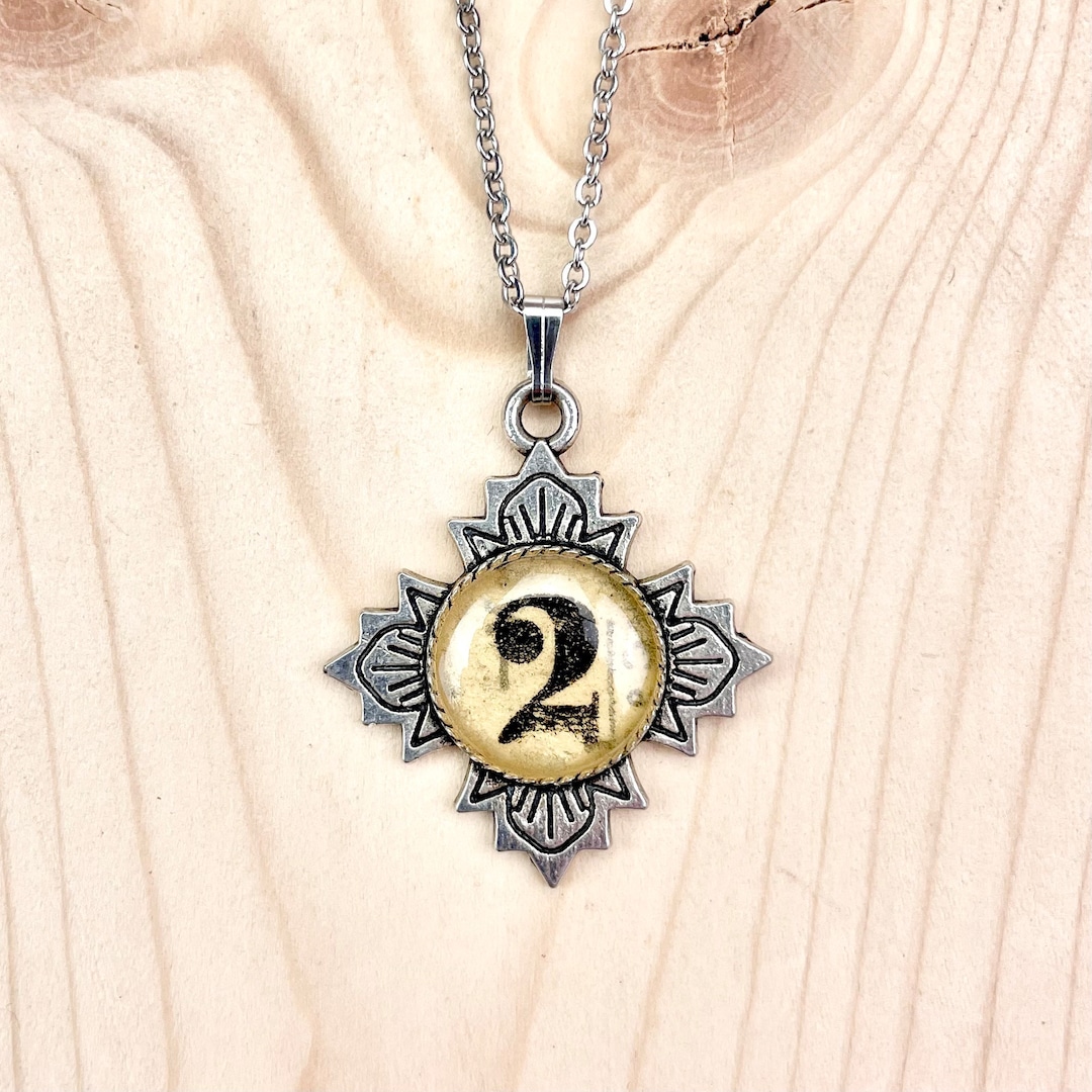 Fancy Number 2 Necklace - Etsy