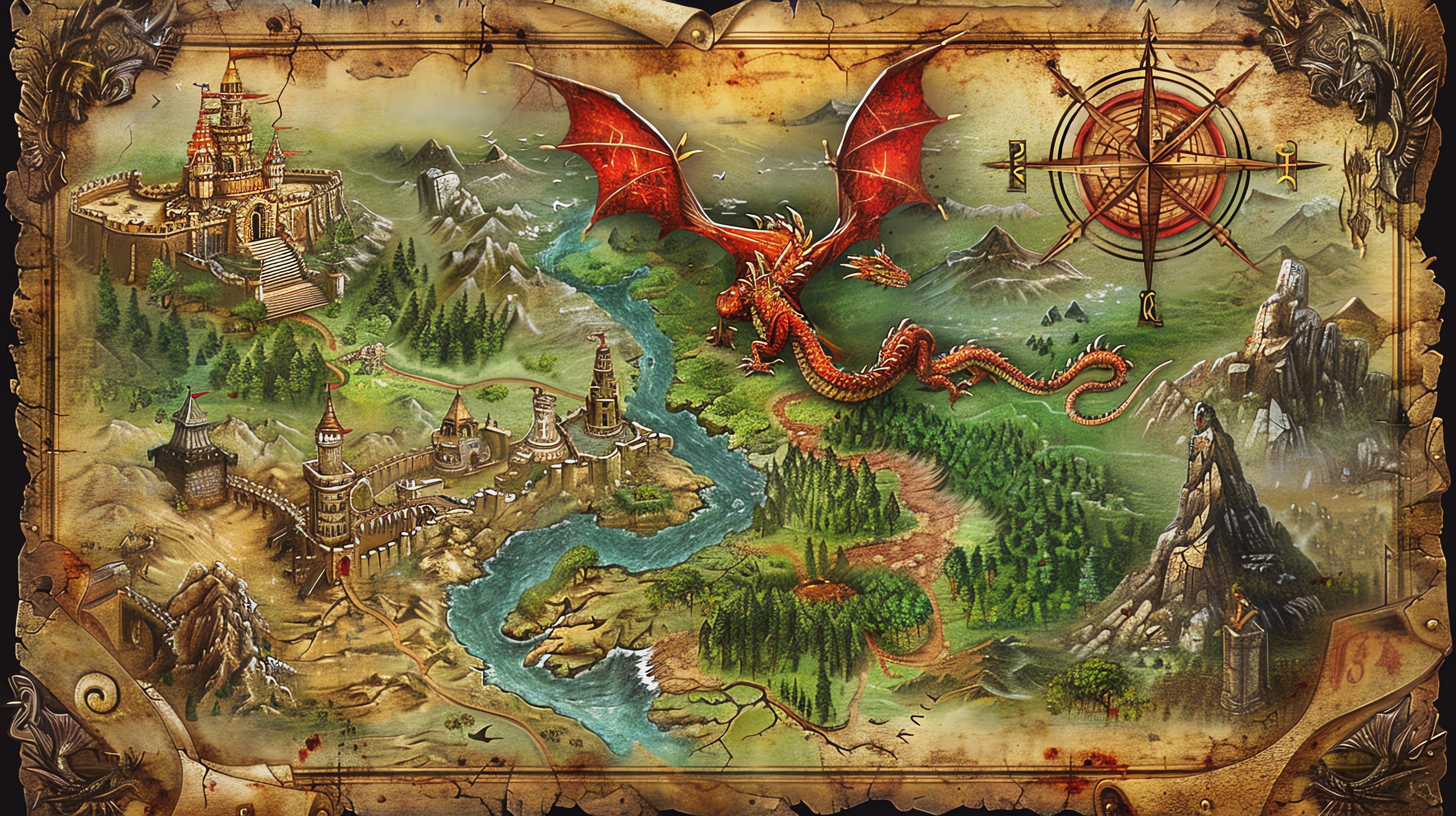 25 Dungeon Map/dungeon Templates for Dungeons and Dragons Game Master ...