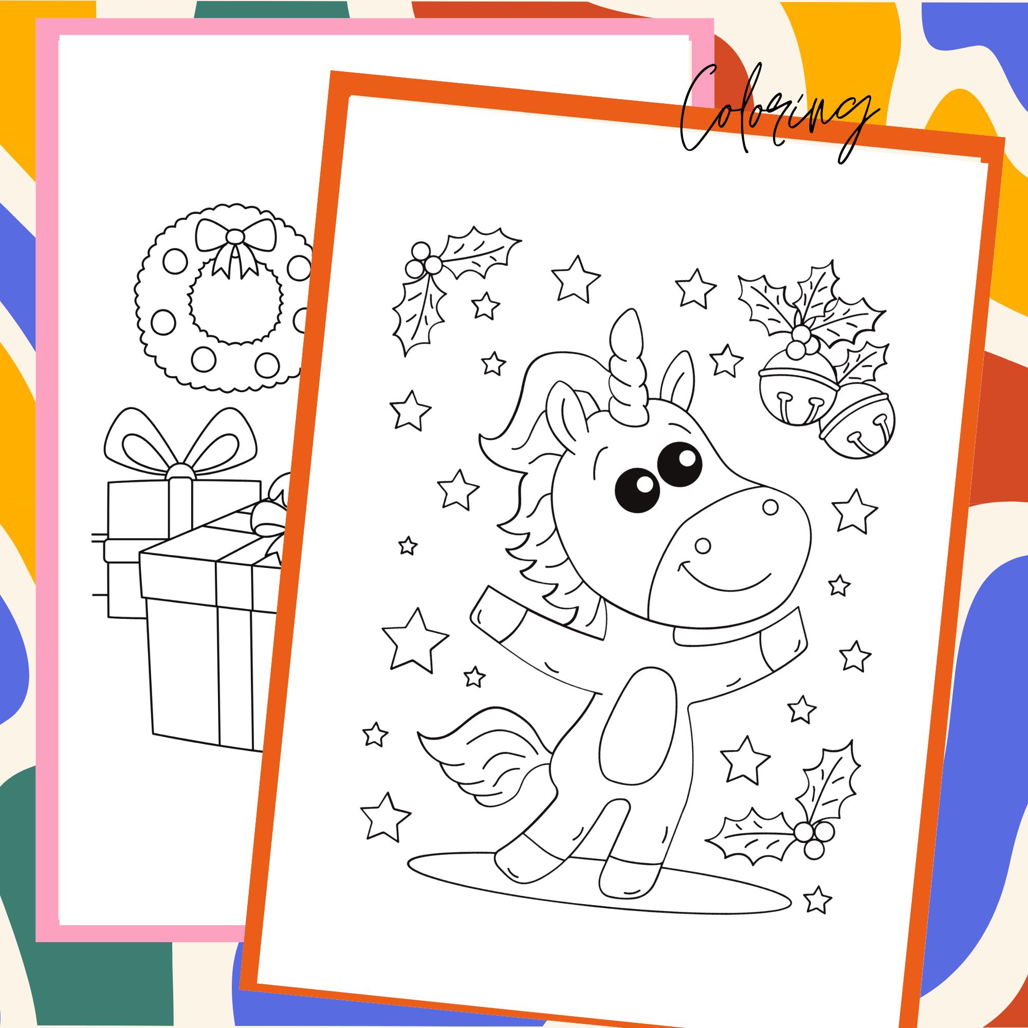 50 Christmas Coloring Pages for Adults & Kids | Festive Holiday ...