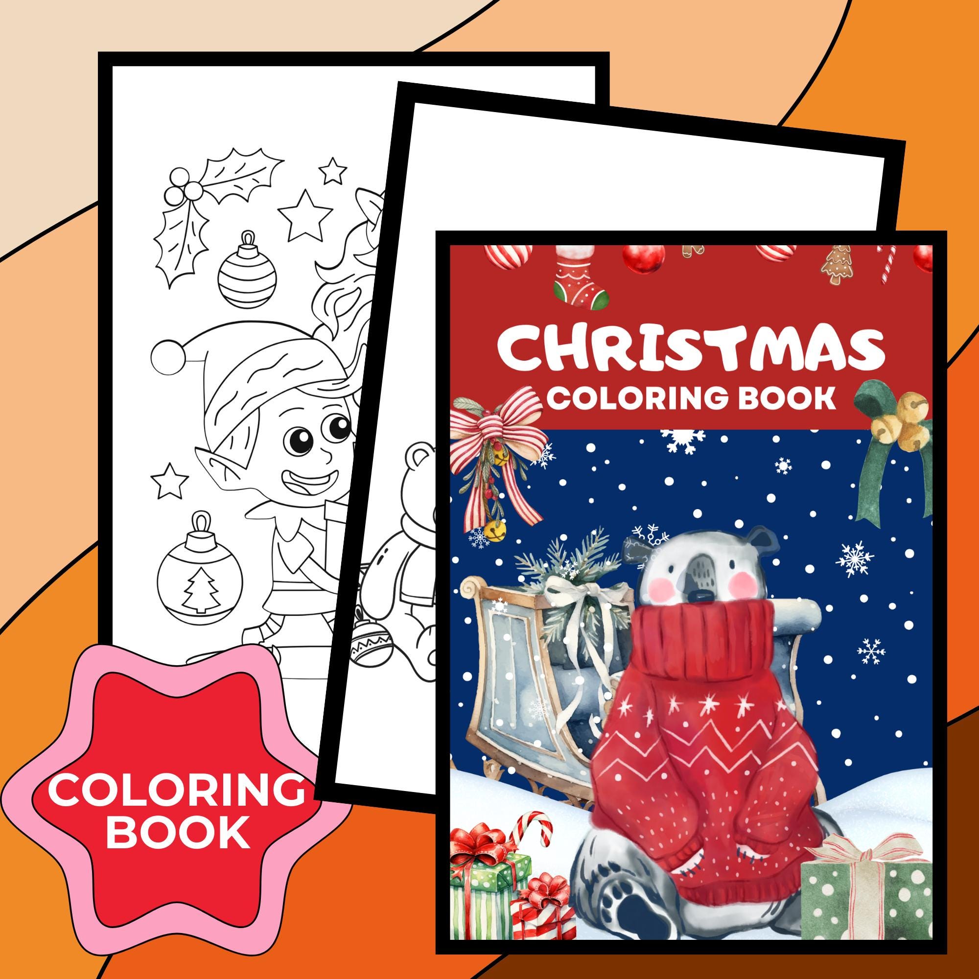 50 Christmas Coloring Pages for Adults & Kids | Festive Holiday ...
